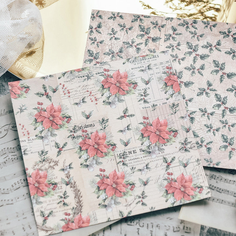 Christmas Themed Scrapbook Paper – Papergame
