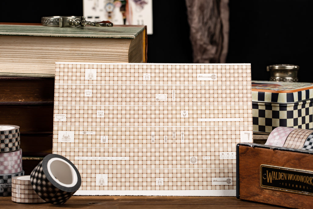 Reco Studio Washi Tape: Checkerboard – Papergame