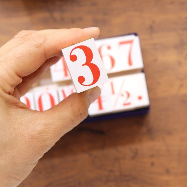 36 Sublo: Extra Large Numbers Stamp Set – Papergame