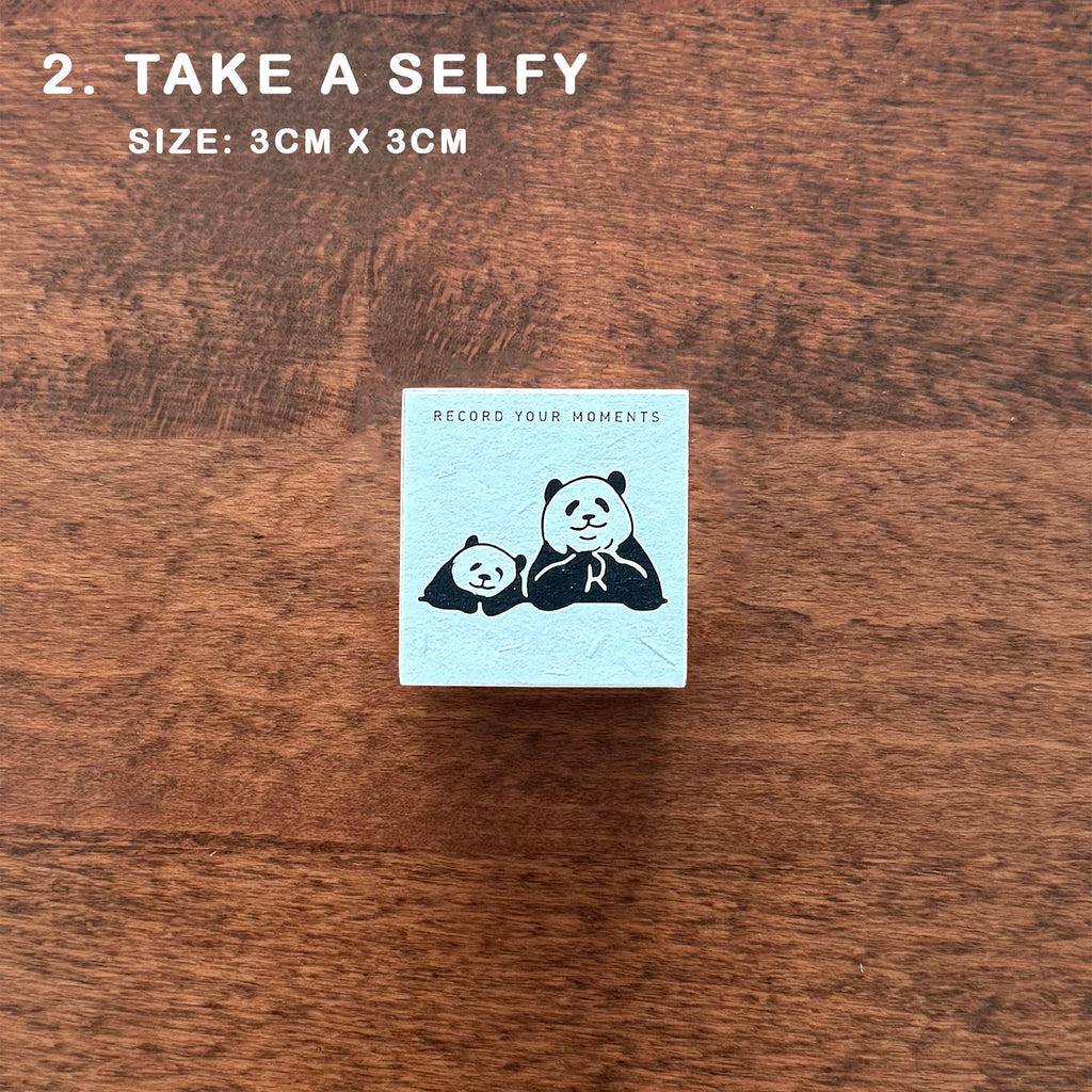 7ULY Rubber Stamp: Panda Series C – Papergame