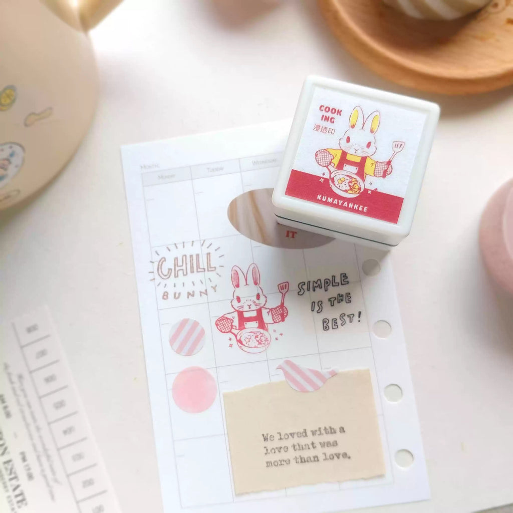 Kumayankee Stamp: Cooking and Dumplings – Papergame