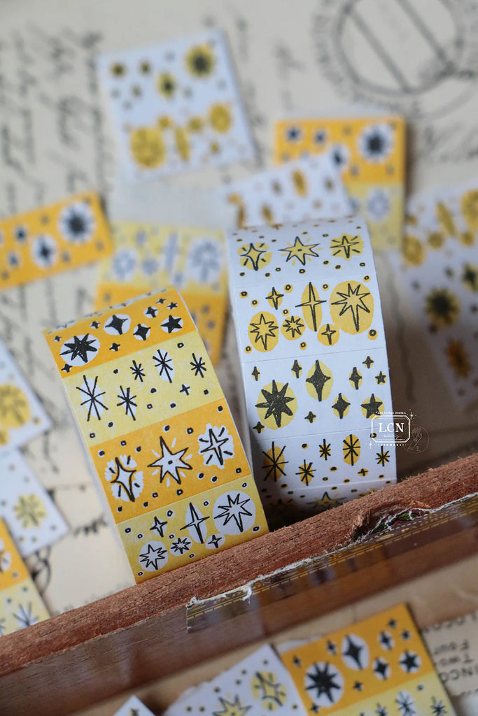 LCN Design Studio: Hand Drawn Stars Sticker Roll – Papergame
