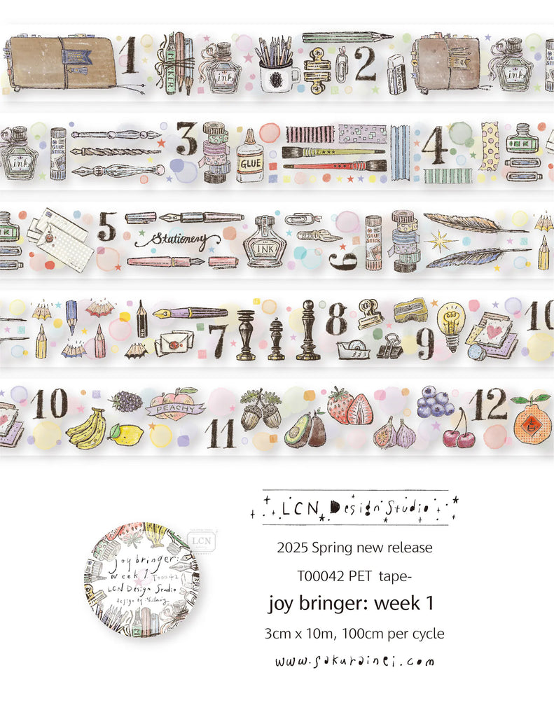 LCN Design Studio: Joy Bringer Week 1 Masking Tape – Papergame