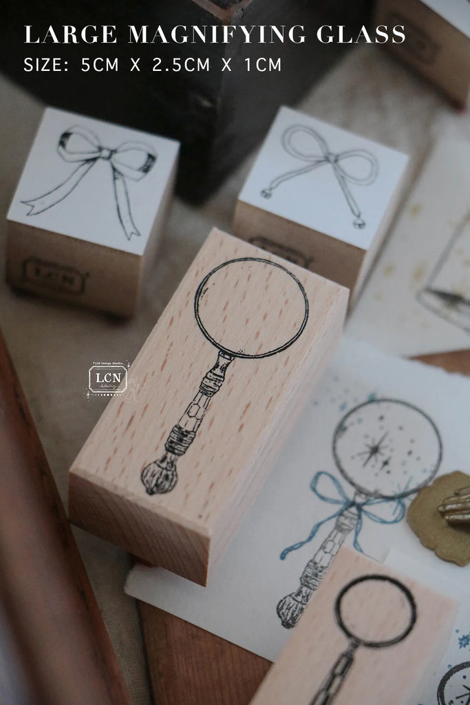 LCN Design Studio: Magnifying Glass Stamp – Papergame