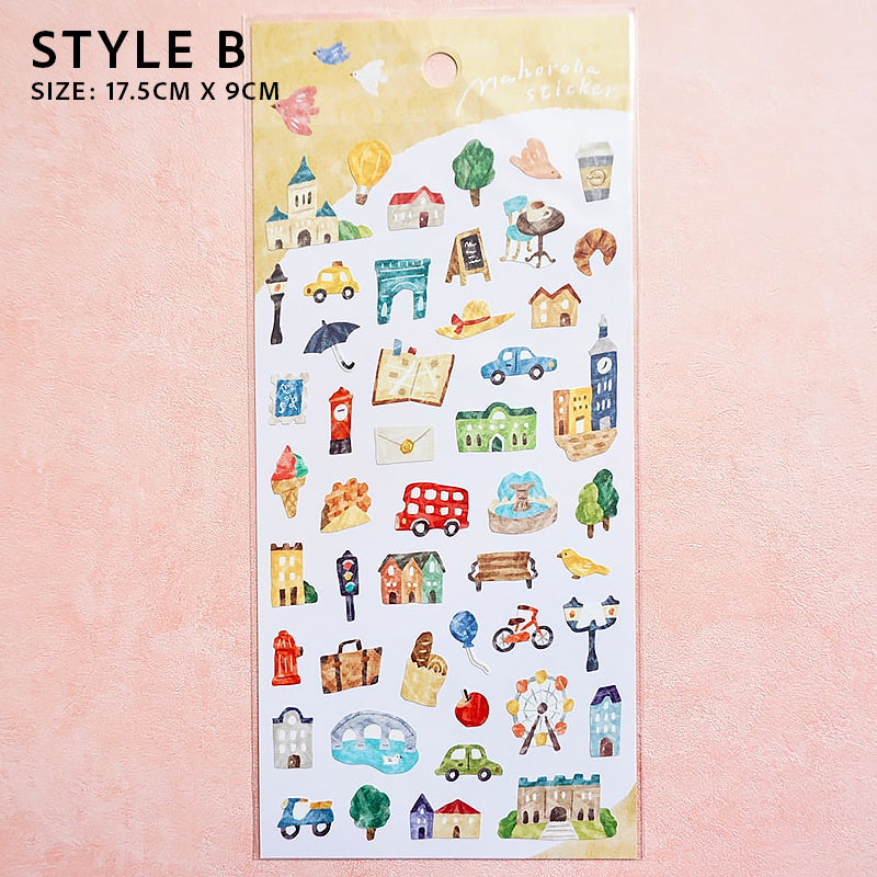 Mind Wave Sticker Sheet: Mahoroba – Papergame