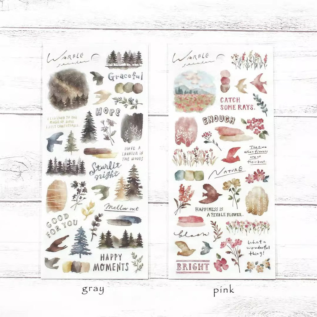 Mind Wave Sticker Sheet: Warble – Papergame