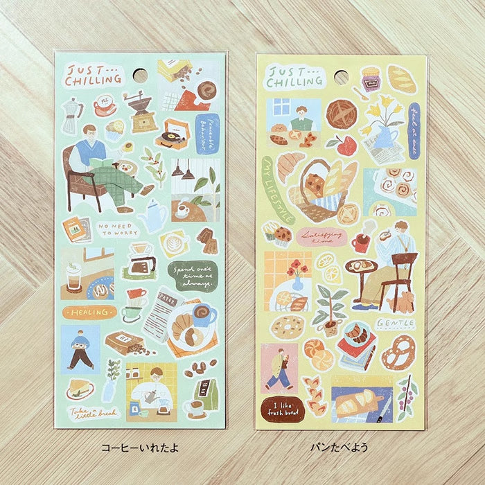 Mind Wave Sticker Sheet: Just Chilling – Papergame