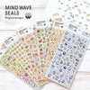Mind Wave Sticker Sheet: Seals Original Design (Set A) – Papergame