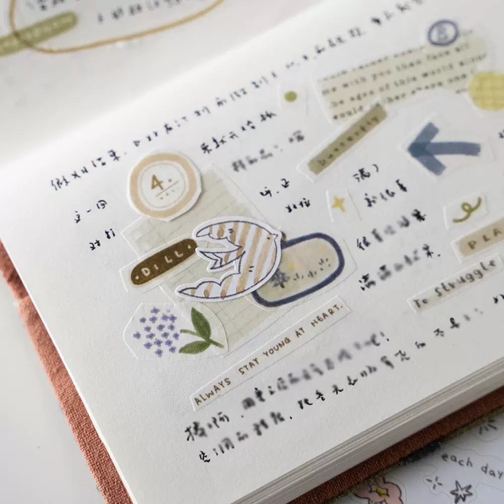 Orange Studio Sticker Sheet: Winter 2024 Collection – Papergame