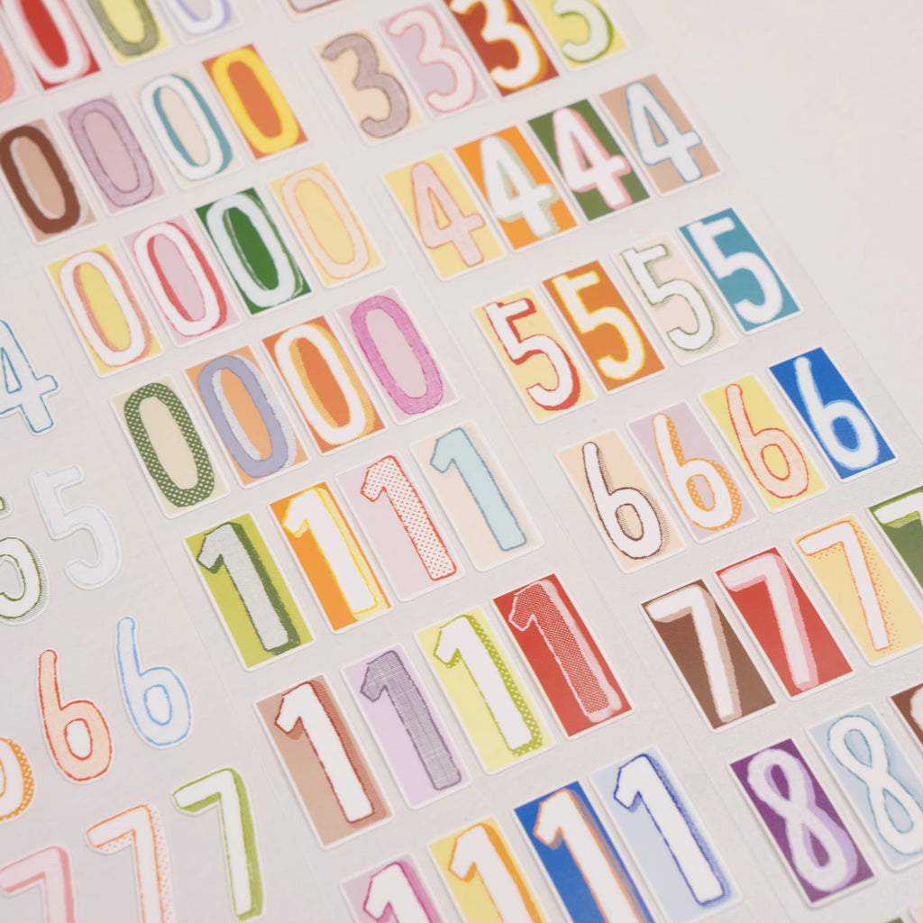 Wanle Studio Masking Tape: Long Numbers – Papergame