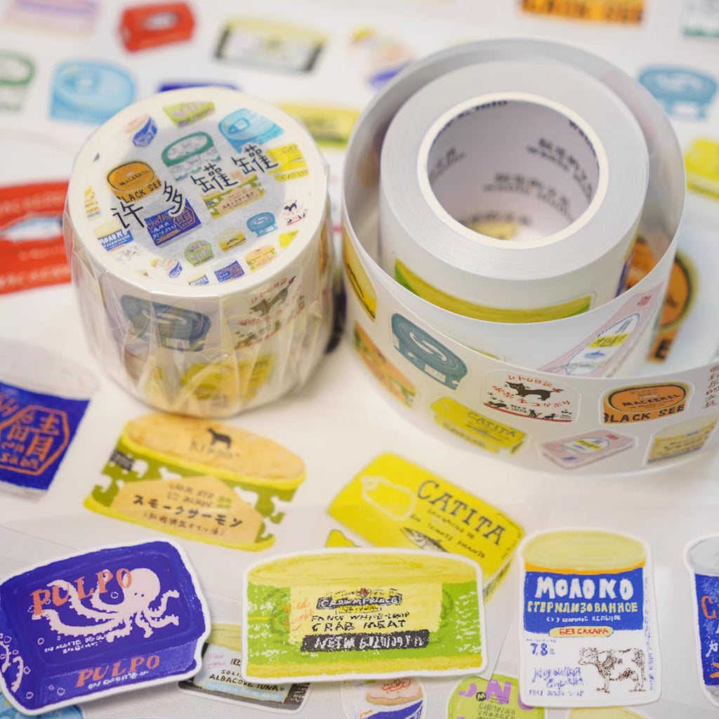 Wanle Studio Sticker Tape: Lots of Cans – Papergame