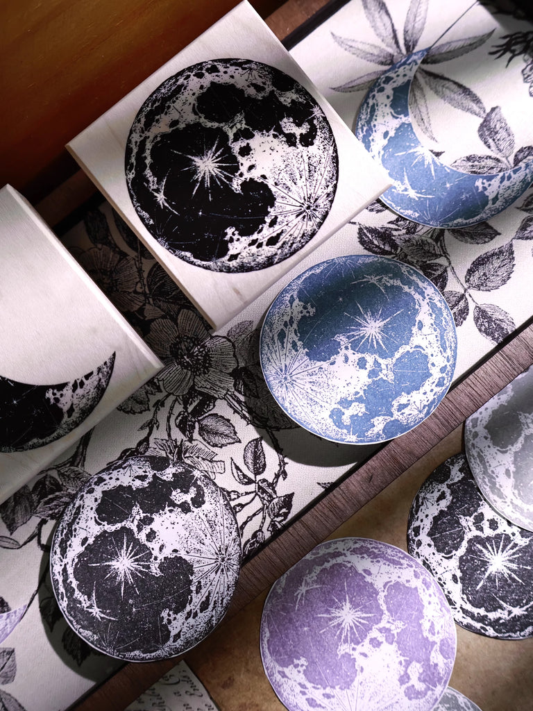 Yier Rubber Stamp: Moon – Papergame