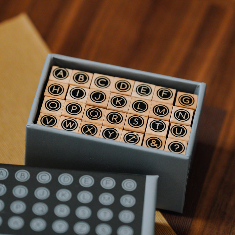 Yowoo Studio Rubber Stamp: Typewriter Keys – Papergame