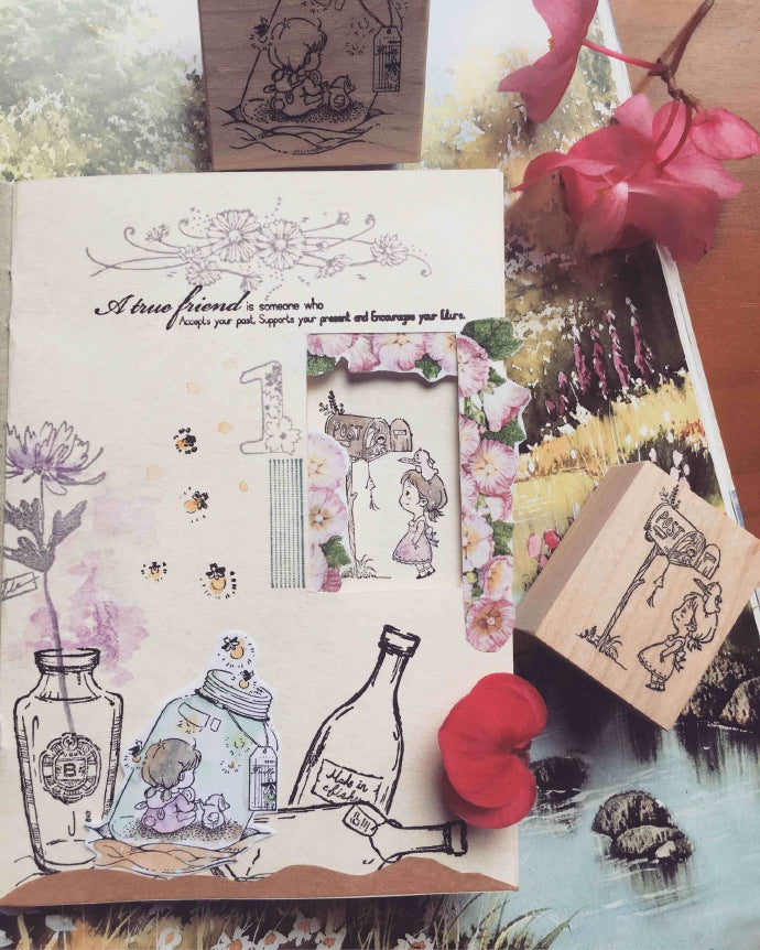 Anna Stationery: Anna's Daily Life Series Stamps – Papergame