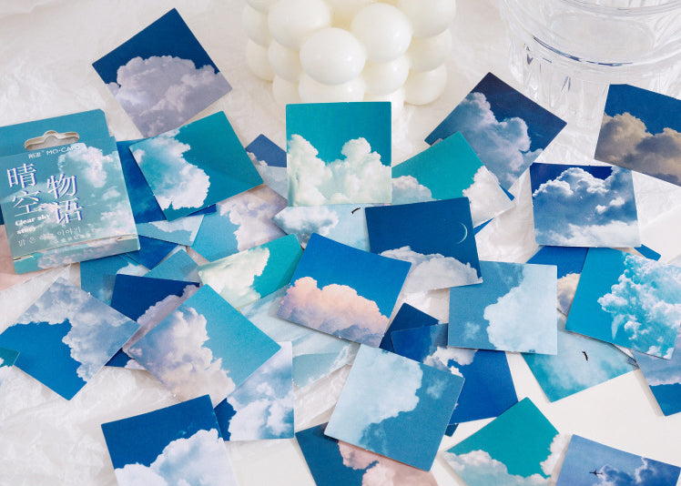 Clear Skies Box Sticker Set – Papergame