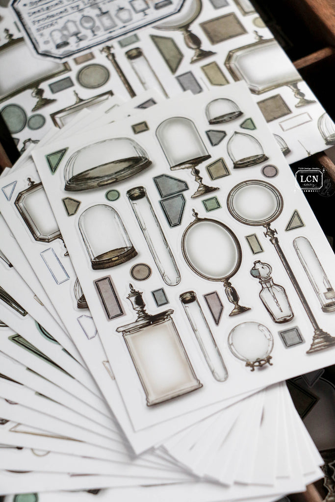 LCN Design Studio: Specimen Display Sticker Sheets – Papergame