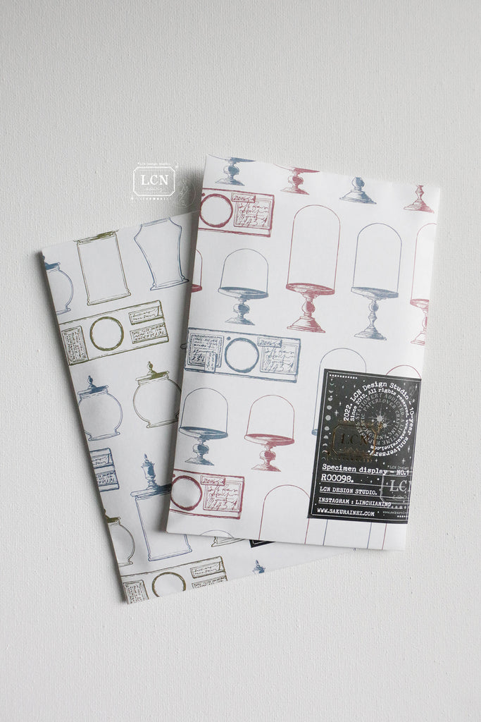 LCN Design Studio: Specimen Display Rubber Stamps Set – Papergame