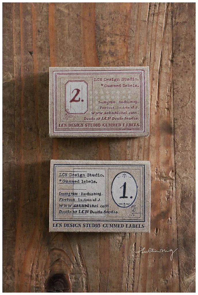 LCN Design Studio: Specimen Gummed Labels 2 – Papergame