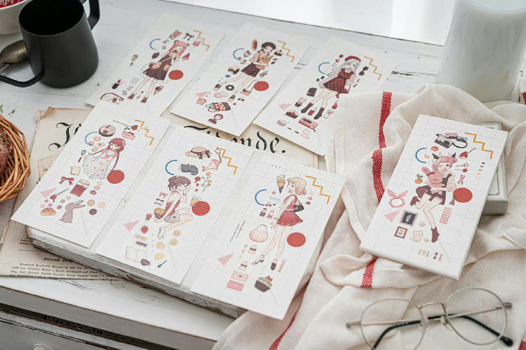 Miaopaji Masking Tape: Berry Girls – Papergame