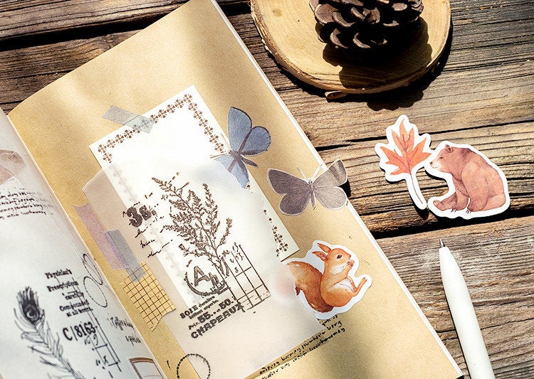 Forest Creatures Box Sticker Set – Papergame