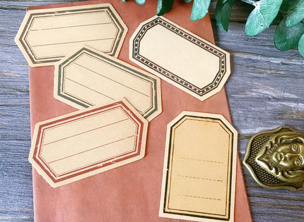 Vintage Kraft Paper Label Stickers – Papergame