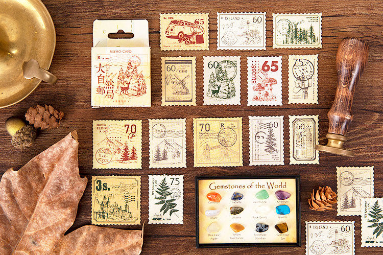 Outdoor Stamps Box Sticker Set – Papergame